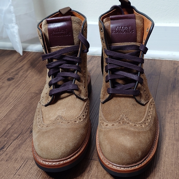 Allen Edmonds | Shoes | Allen Edmonds Chapman Wingtip Light Brown Suede ...